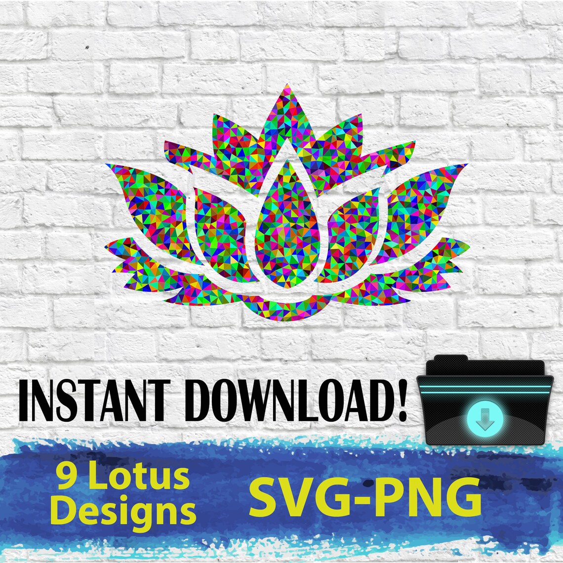 Lotus Svg, Lotus Png, 9 Lotus Flowers Svg Bundle, Lotus Flower Vector ...