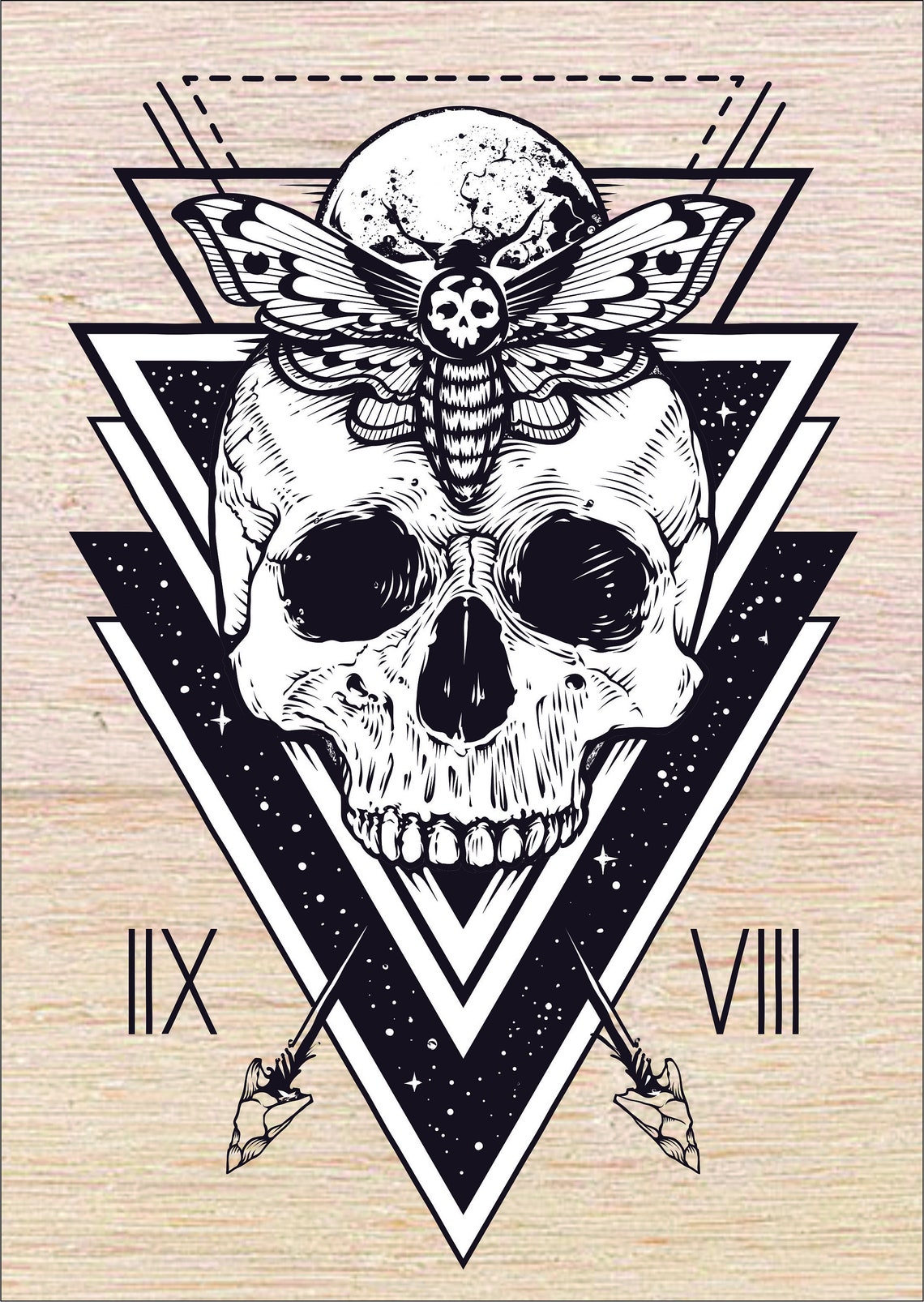 Skulls Svg Skulls Png Tattoo Skulls Sugar Skull Skull - Etsy