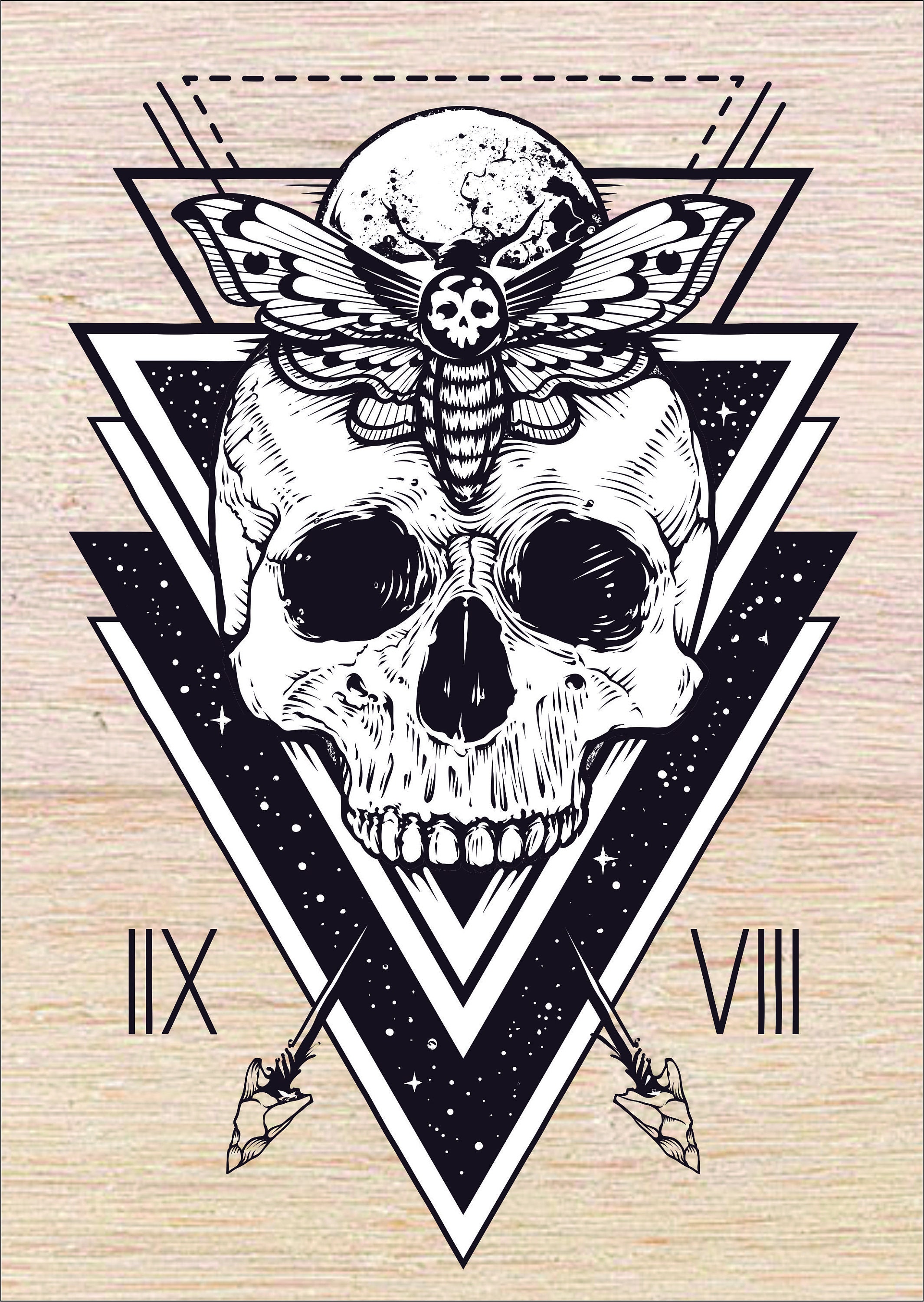 Skulls Svg Skulls Png Tattoo Skulls Sugar Skull Skull - Etsy