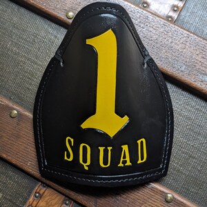 Firefighter Boston Leather Shield - Etsy