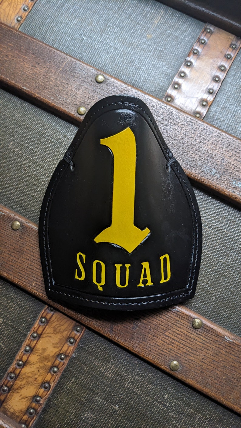 Firefighter Boston Leather Shield - Etsy
