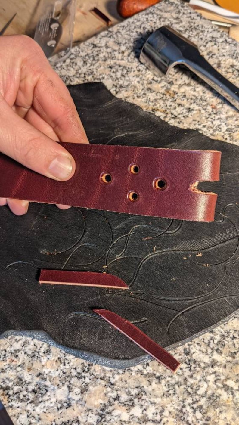 Firefighter Leather Radio Strap Template/jig - Acrylic - Etsy