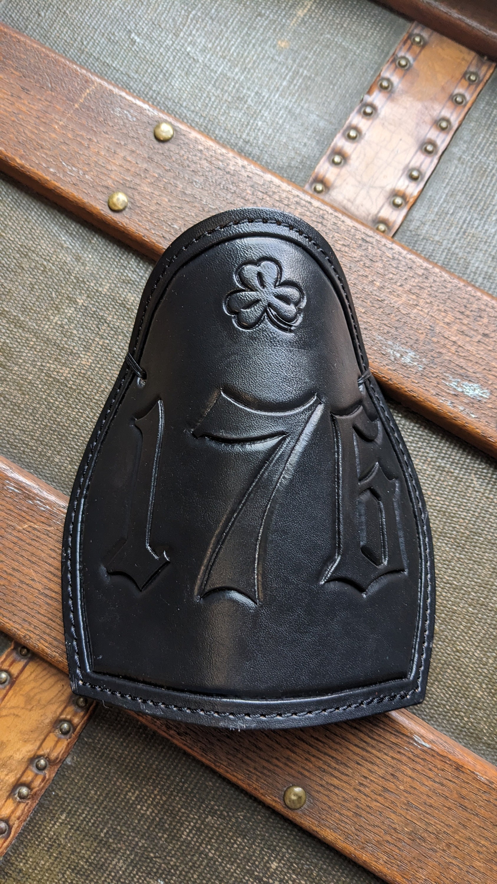 Firefighter Boston Leather Shield - Etsy