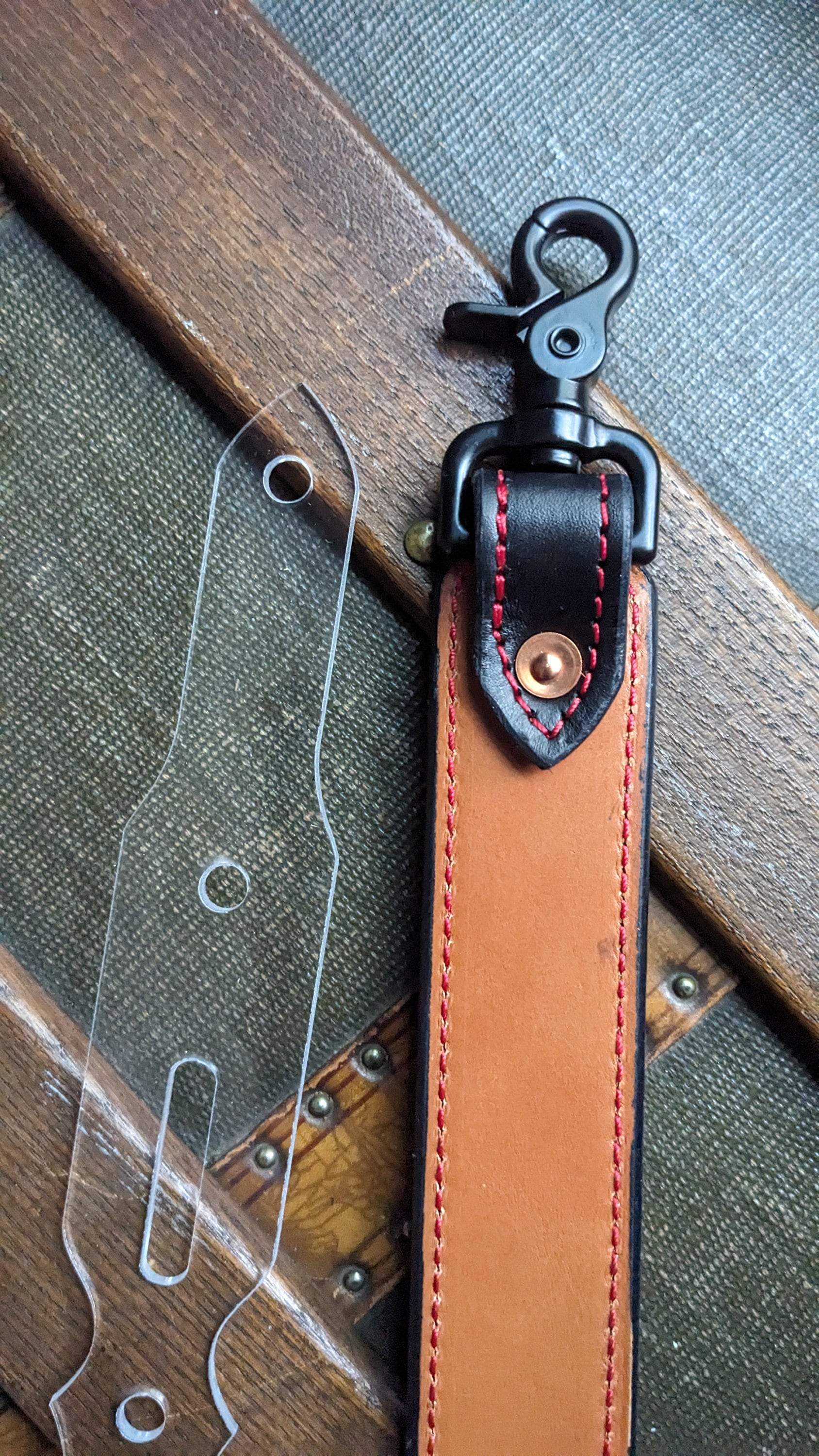 Acrylic Template for Western Style Firefighter Radio Strap - Etsy