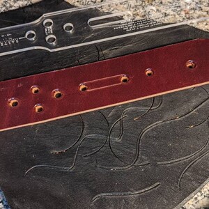 Firefighter Leather Radio Strap Template/jig - Acrylic - Etsy