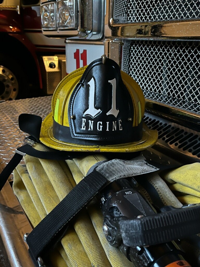 Firefighter Boston Leather Shield - Etsy