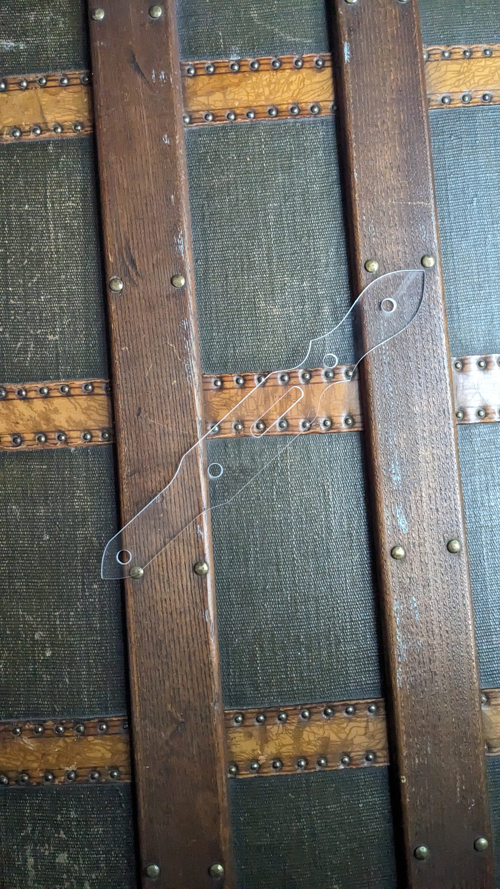 Acrylic Template for Western Style Firefighter Radio Strap - Etsy