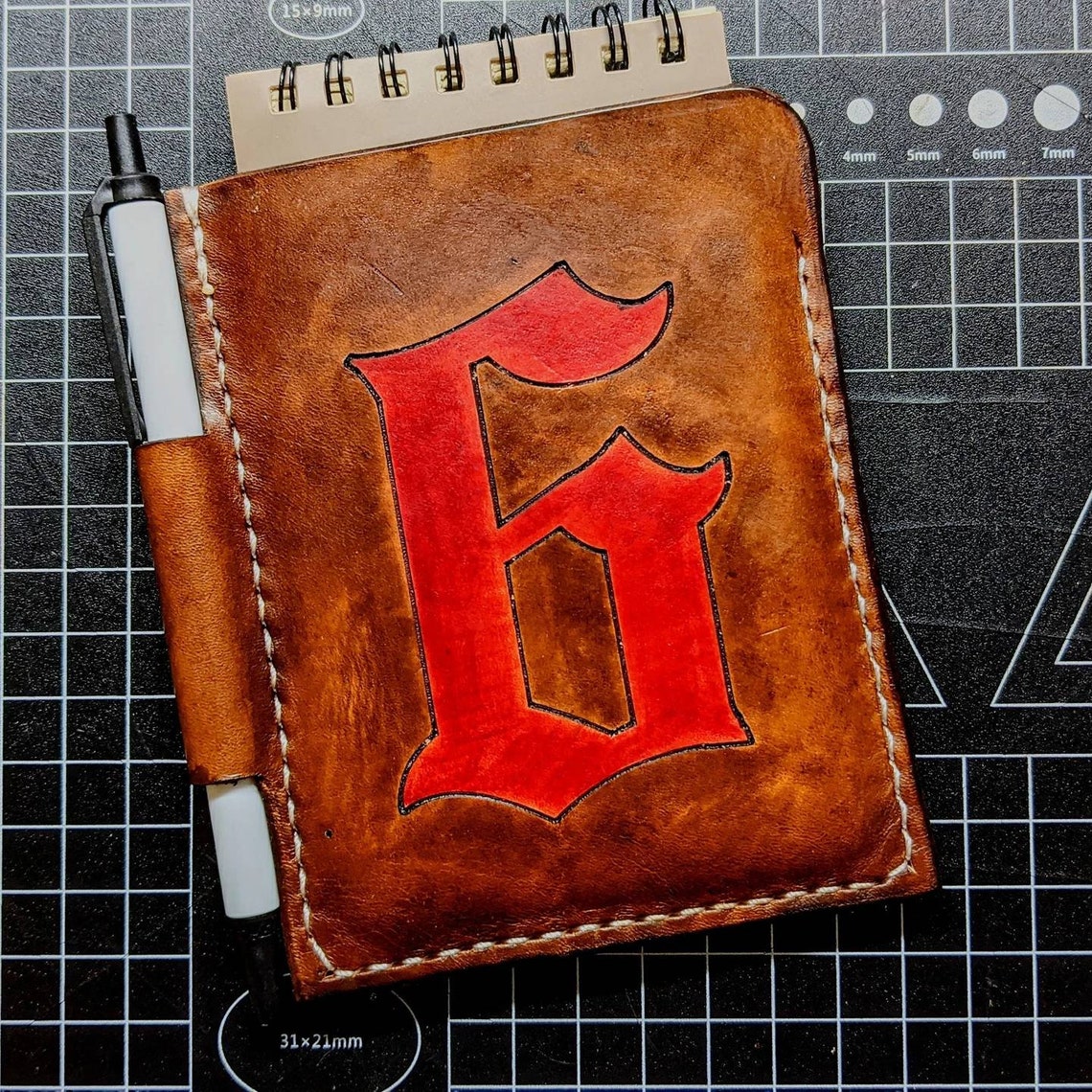 Weatherproof Leather Notepad Holder Police/Fire | Etsy