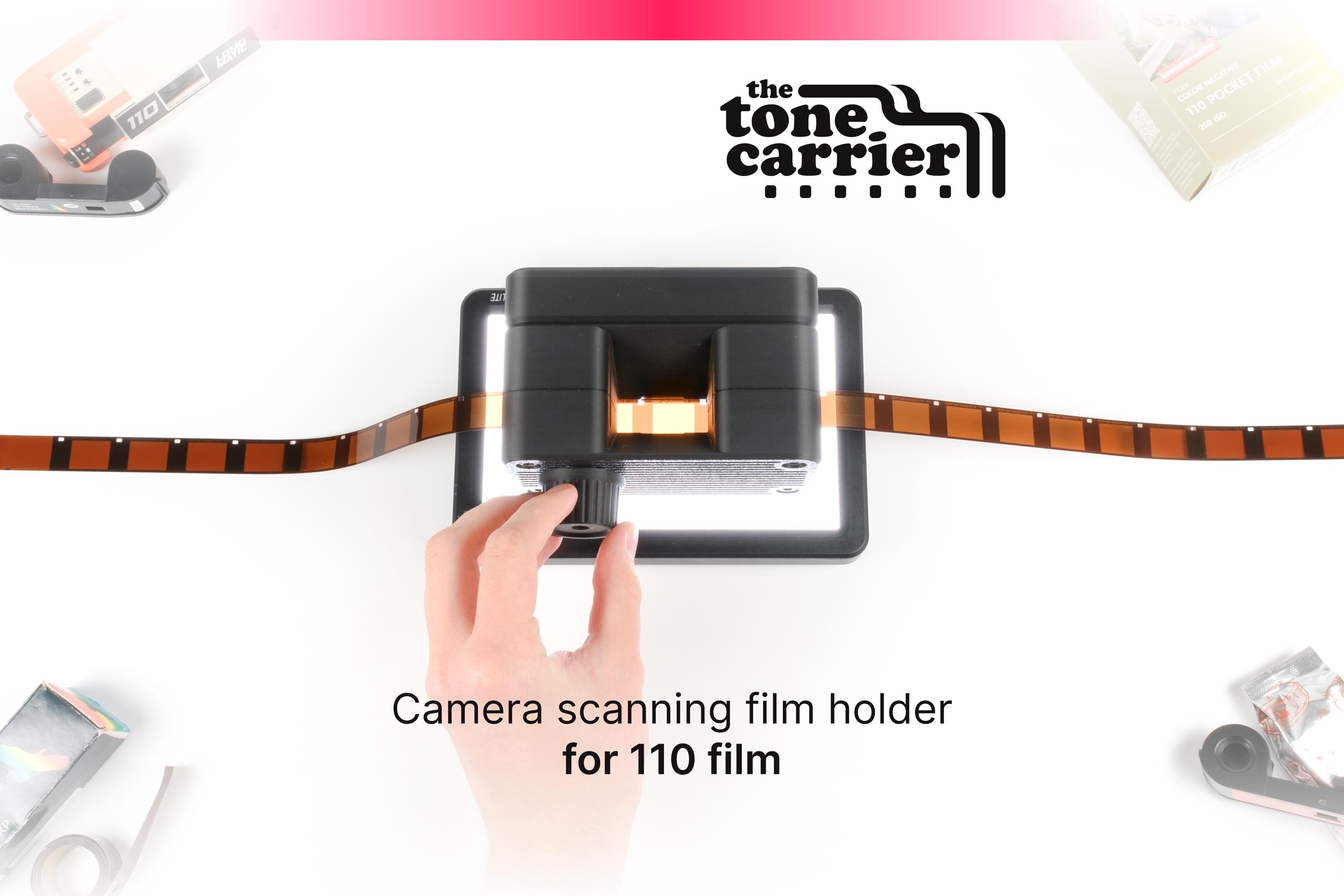 Tonecarrier 110 Film Holder for Camera & DSLR Film Scanning. Scan ...