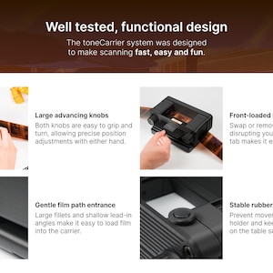 Tonecarrier 120 Film Holder (mark II) for Camera & DSLR Film Scanning ...