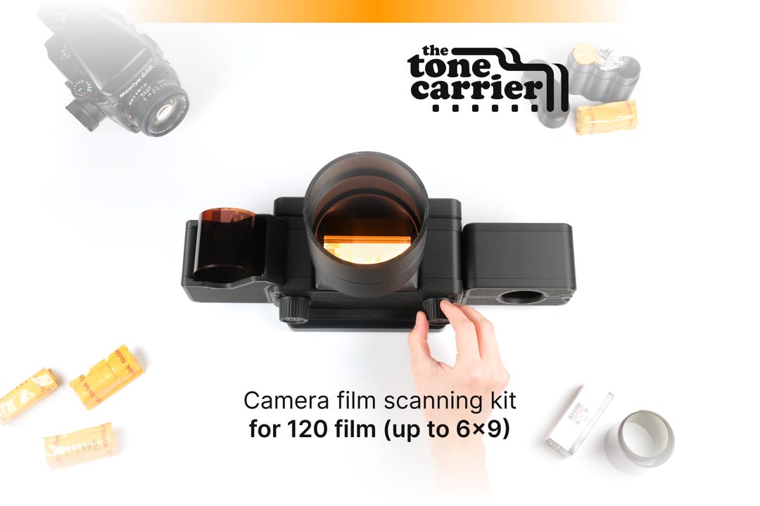 Tonecarrier 120 (mark II) Film Scanning Kit for Camera & DSLR Scanning ...