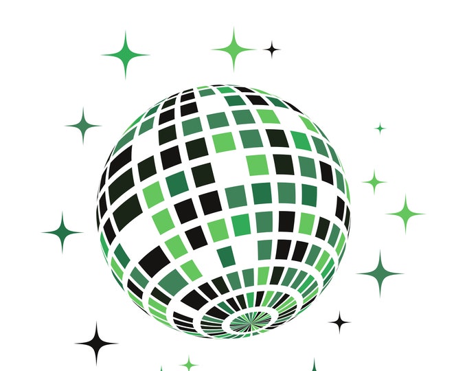 Disco Ball Svg File, Discoball Svg, Party Svg, Dance, Funny, Disco ...
