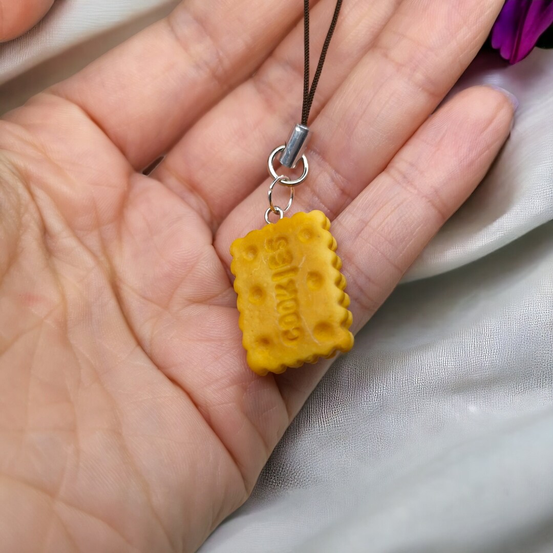 Cute Kawaii Trinket Handmade Polymer Clay Kawaii Charm Biscuit ...