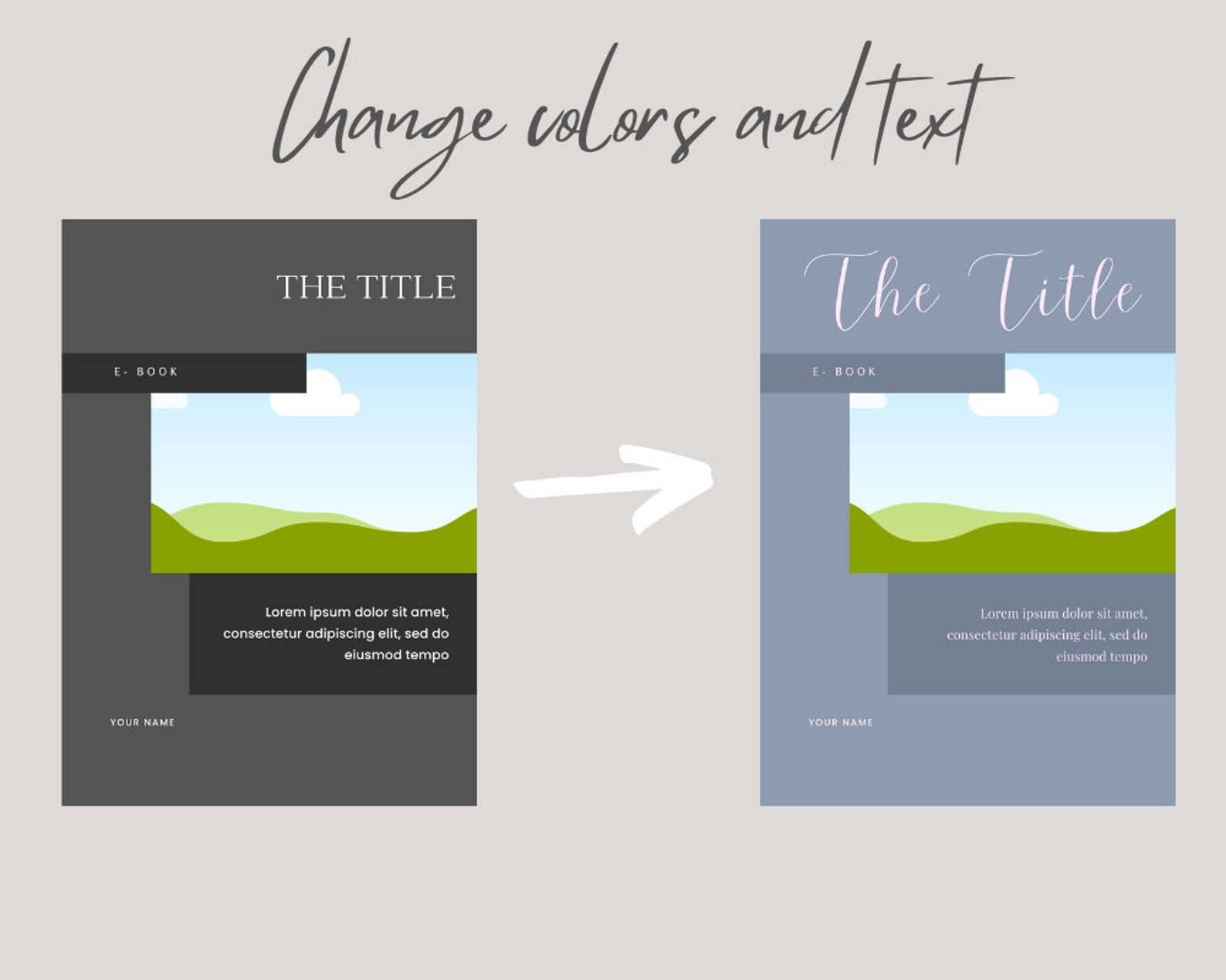 25 Pages Ebook Template A4 and US Letter -done for You Ebook Canva ...