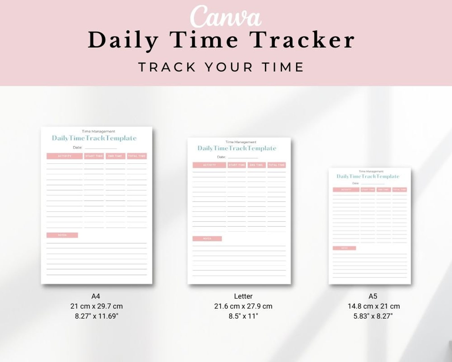 Work Log Time Tracker Editable Printable PDF Time Spent Tracker Time ...