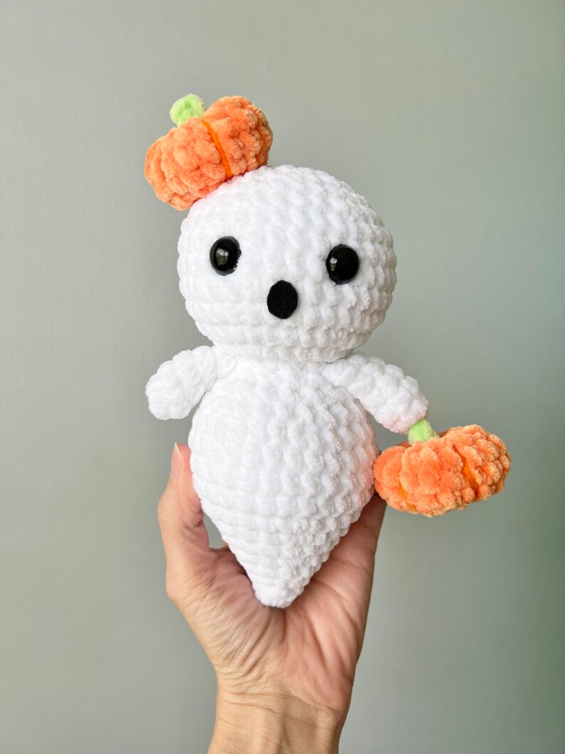 Ghost Plushies, Halloween Crochet Plushie, Spooky Season Decoration ...