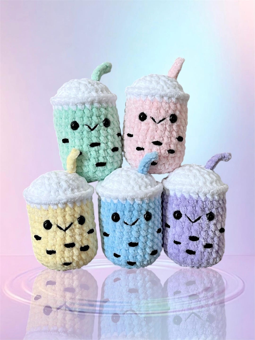 Cute Boba Plush – Bubble Tea Stuffed Cup With Straw – Pastel Plushie ...