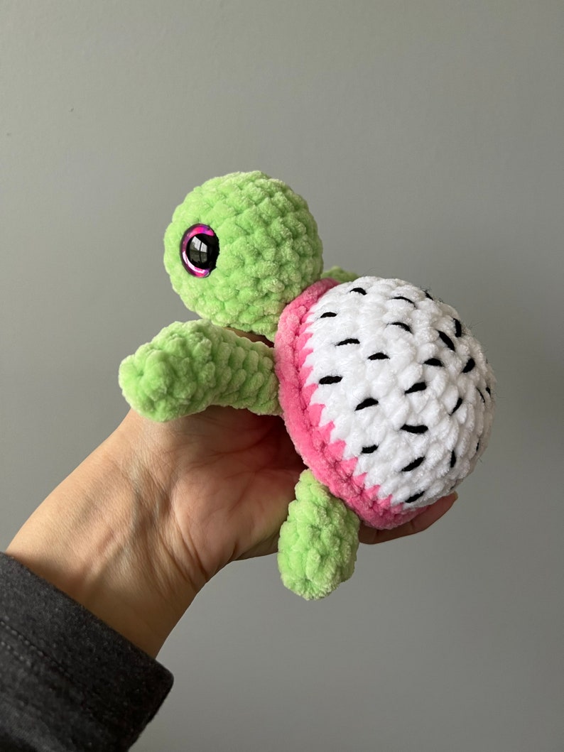 Baby Sea Turtles Crochet Turtle Plushie Fruity Turtle Fruit - Etsy
