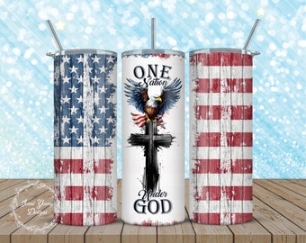 One Nation Under God Sign - Etsy