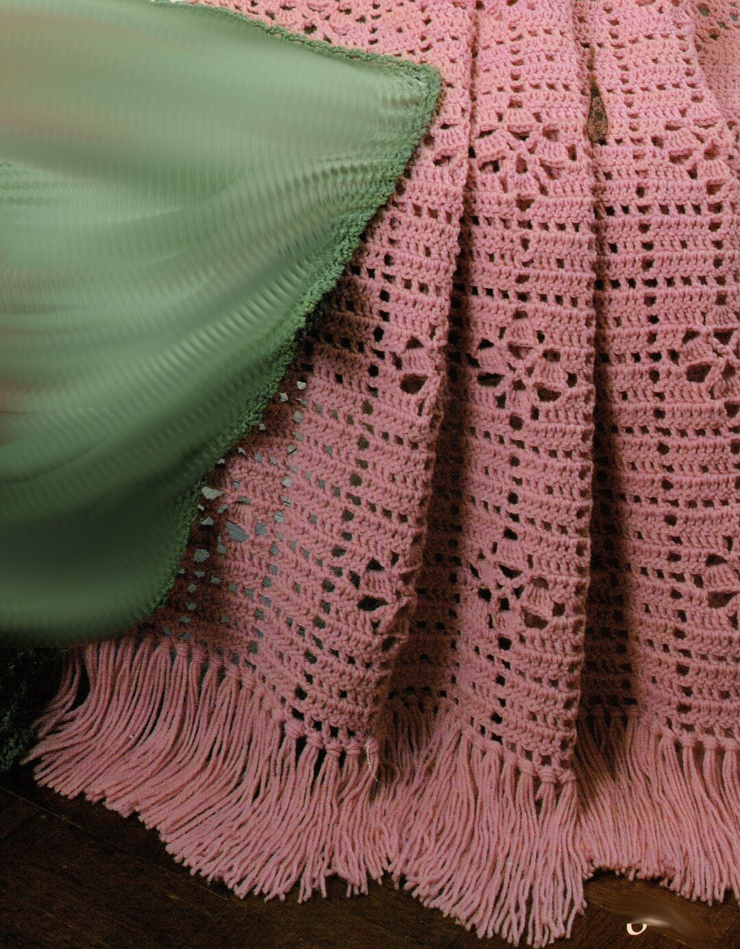 Filet - Victorian Beauties Afghan Pattern. Approx. 48" X 72". PDF ...