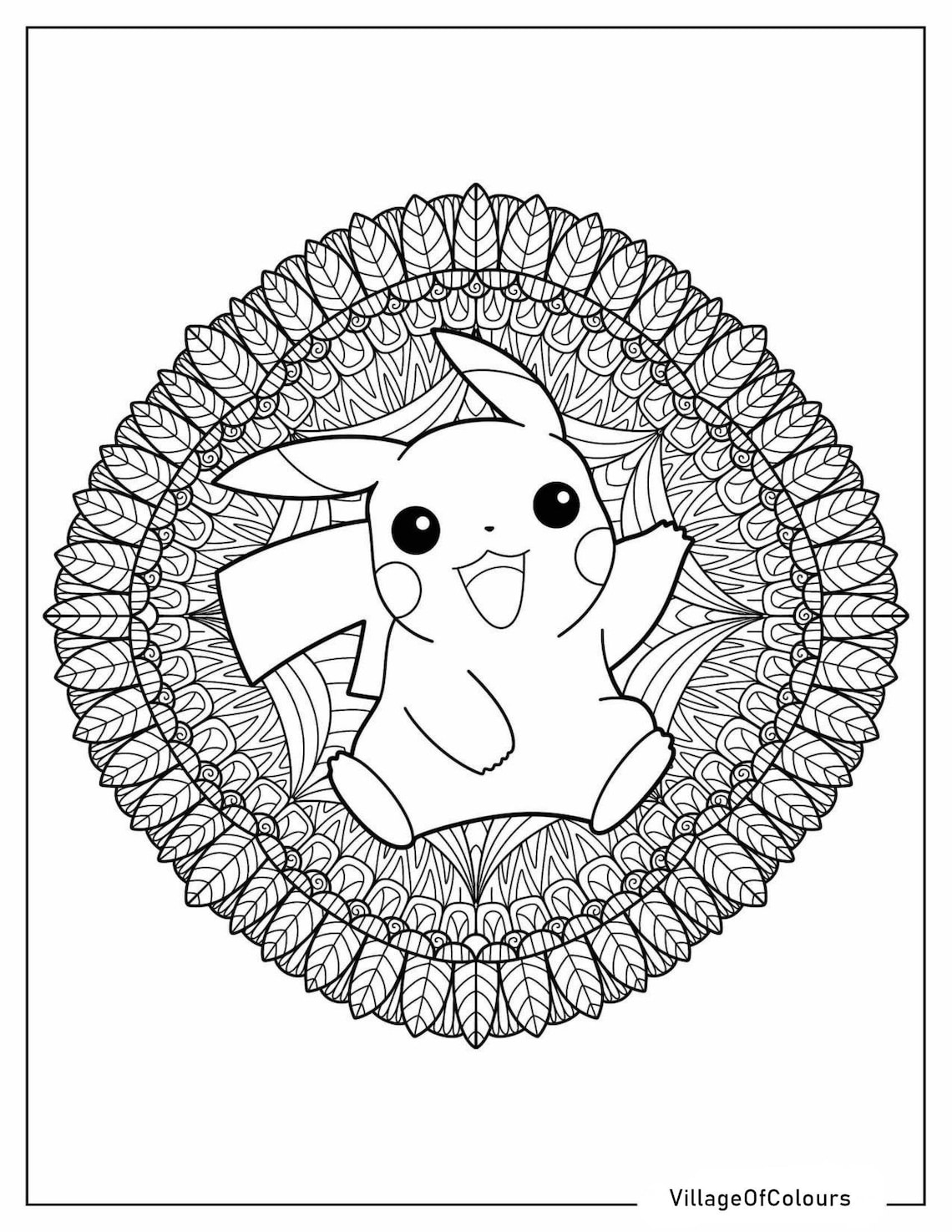 1000 Pokemon Coloring Pages | Mandala Color Pages | Kid Coloring Pages ...