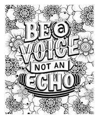 500 Adult Motivational Quotes Coloring Pages for Mental Health and ...