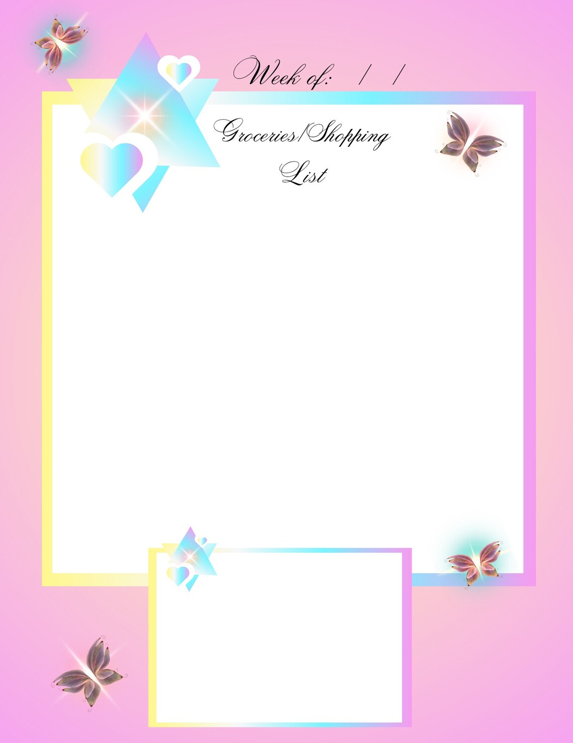 18 Planner Page Template Bundle From the 2024 Fairy Planner Collection - Etsy