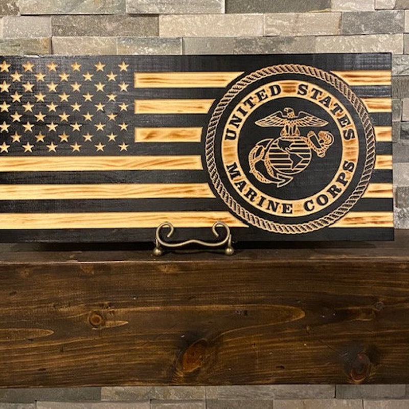 Marine Flag - Etsy