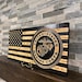 Rustic Wooden U.S. Marine Corp EGA American Flag - Etsy