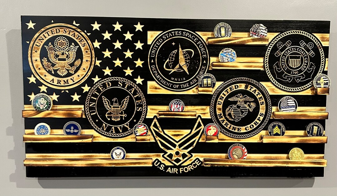 Custom Multi-military Army, Navy, Air Force, Marine, Coast Guard ...