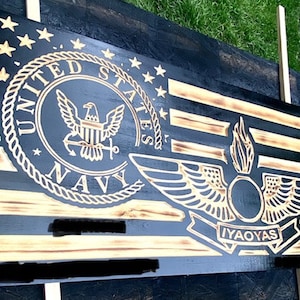 Navy and Marine Aviation Ordnance Flag With Navy or Marine Logo - Etsy