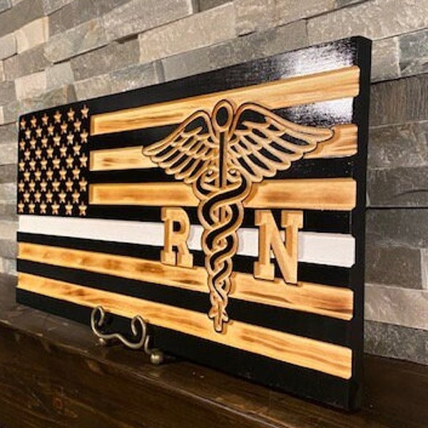 American Nurse Flag Svg - Etsy