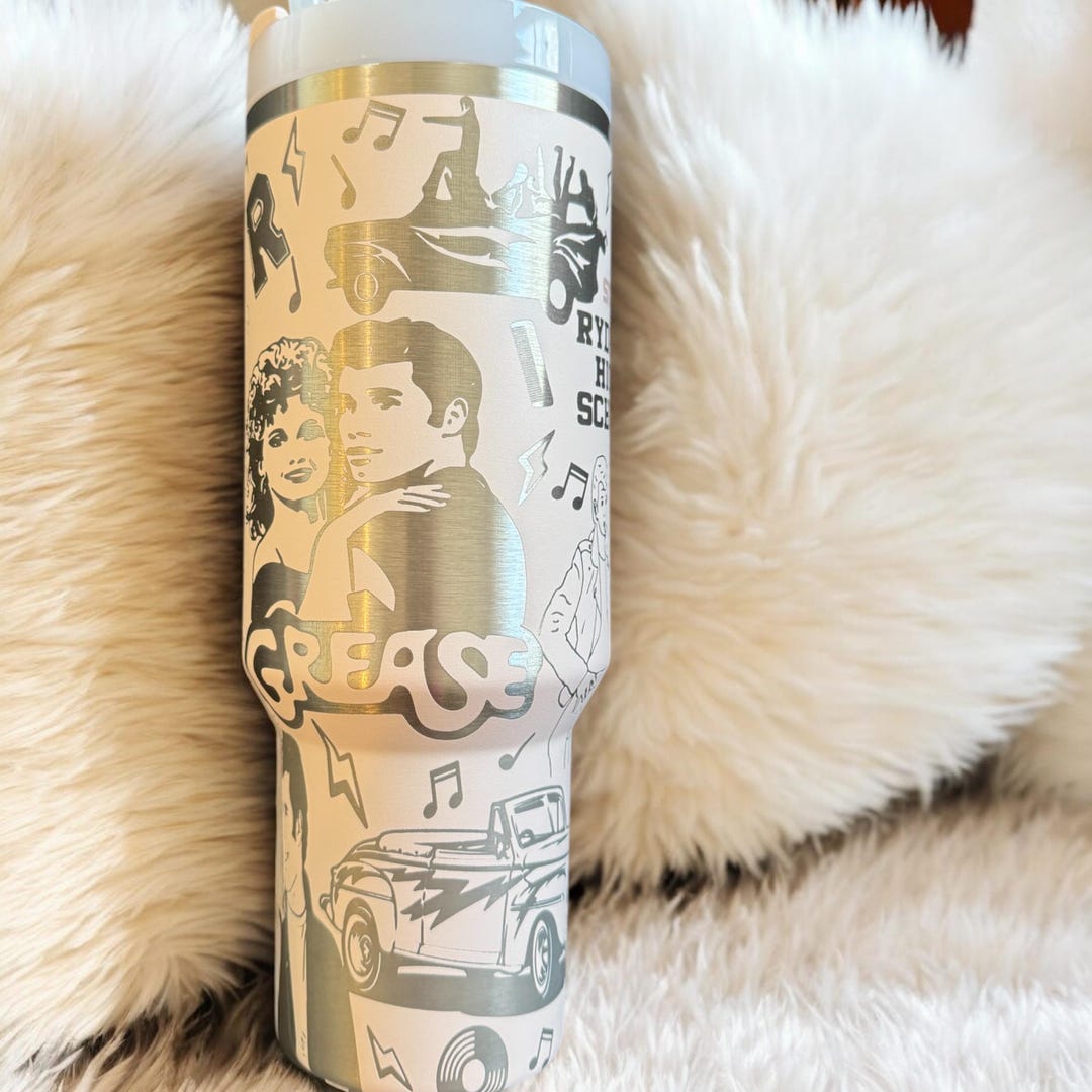 Grease Engraved 40 Oz Stanley Tumbler, Birthday Gift for Wife, Grease ...