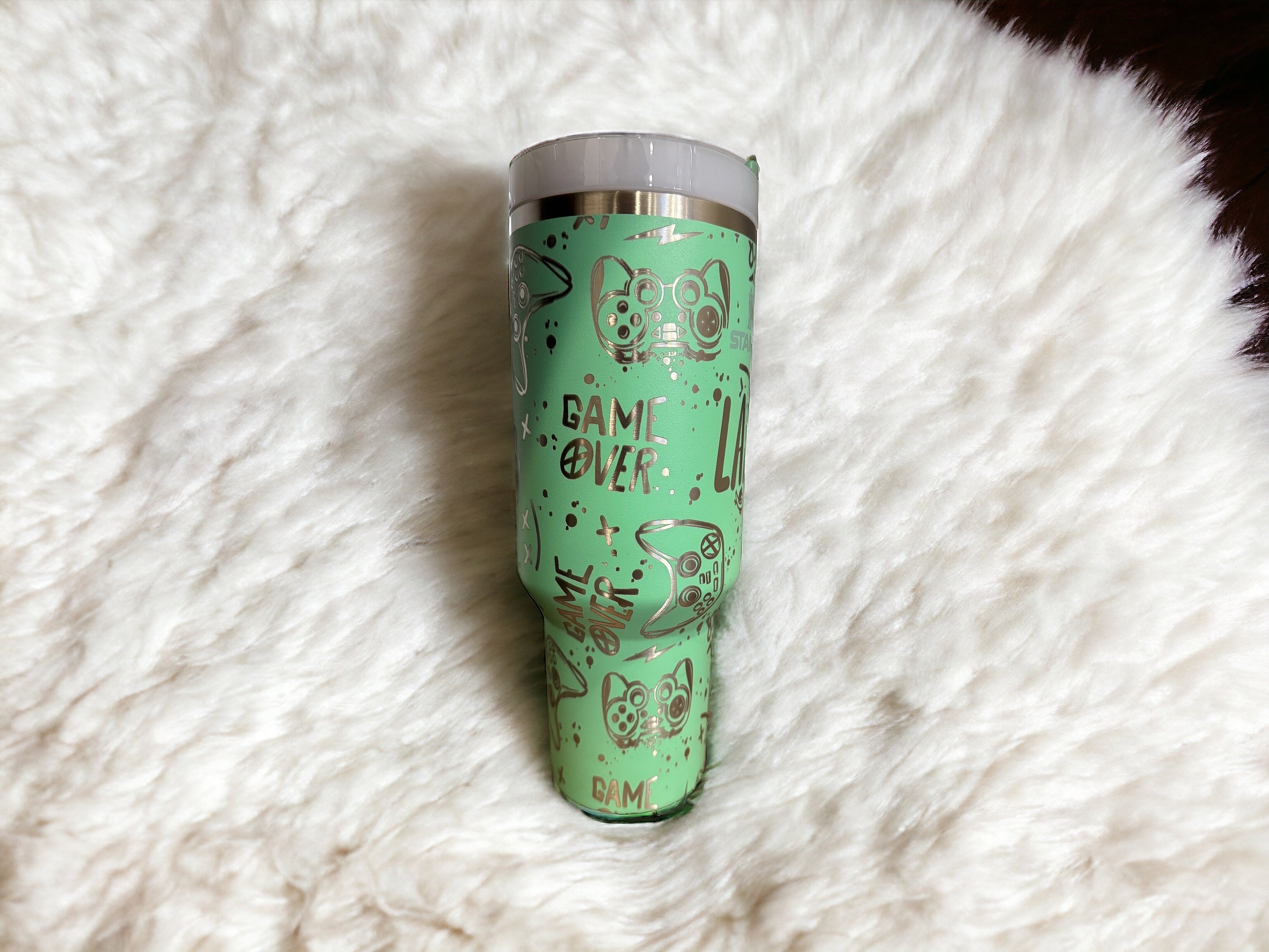 Gamer Engraved Stanley 40oz Tumbler – Personalized Gaming Gift - Etsy