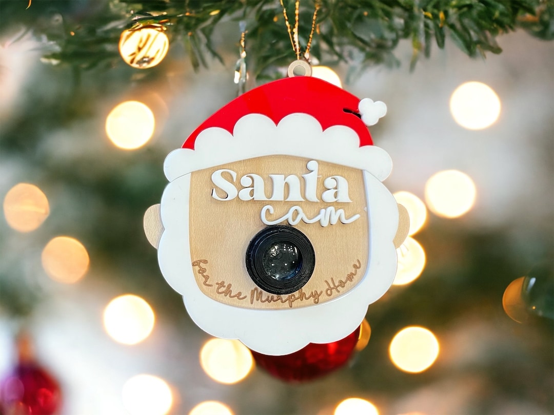 Personalized Santa Camera Christmas Ornament Christmas Magic - Etsy