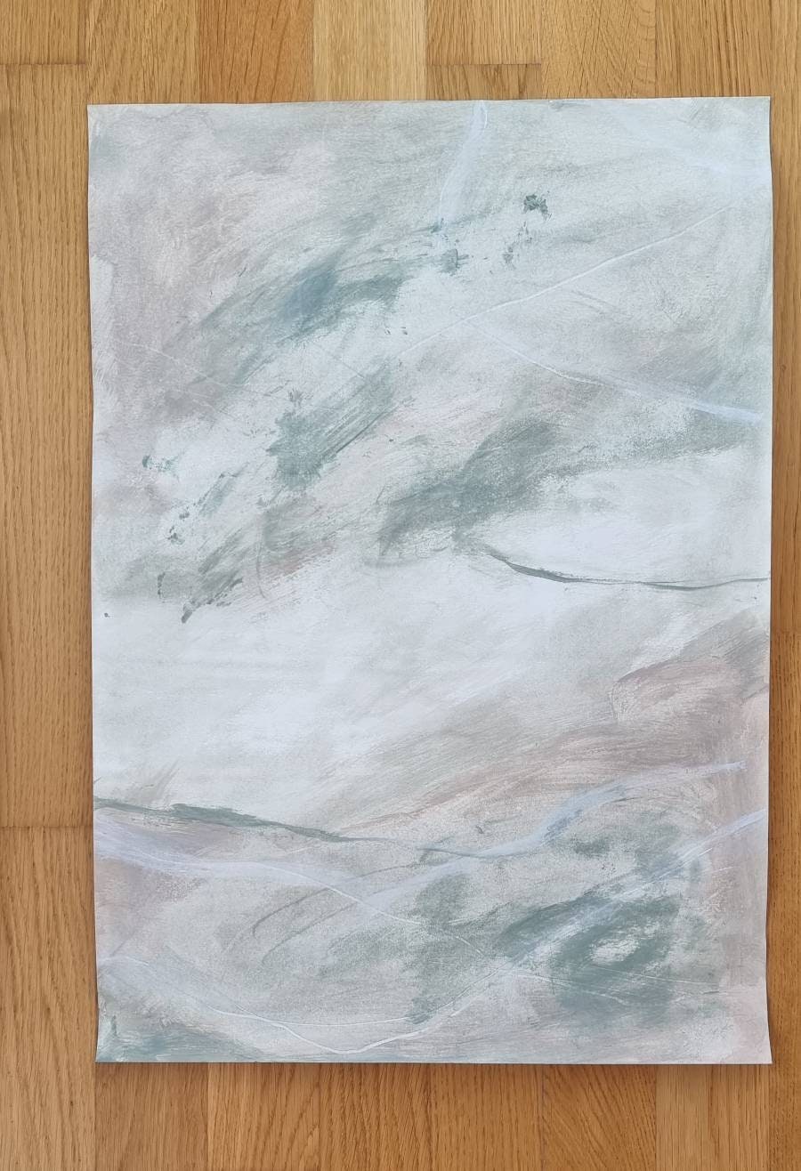 Abstract Painting on Paper Original Artwork dual Set. - Etsy