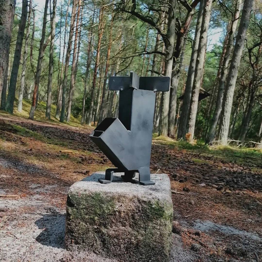 Rocket Stove Grill Bbq Bushcraft Survival Outdoor Cooking Fire Pit - Etsy