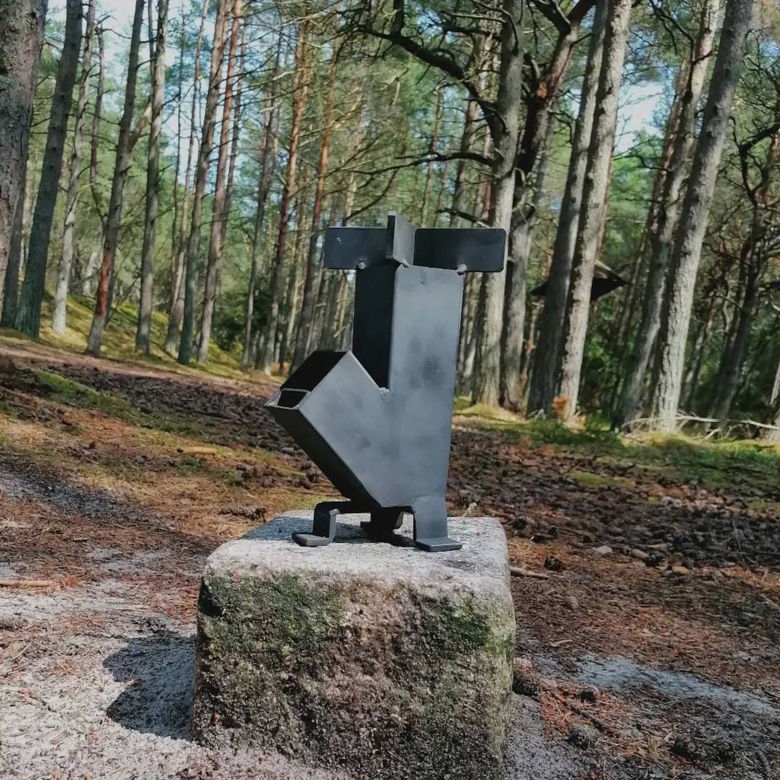 Rocket Stove Grill Bbq Bushcraft Survival Outdoor Cooking Fire Pit - Etsy