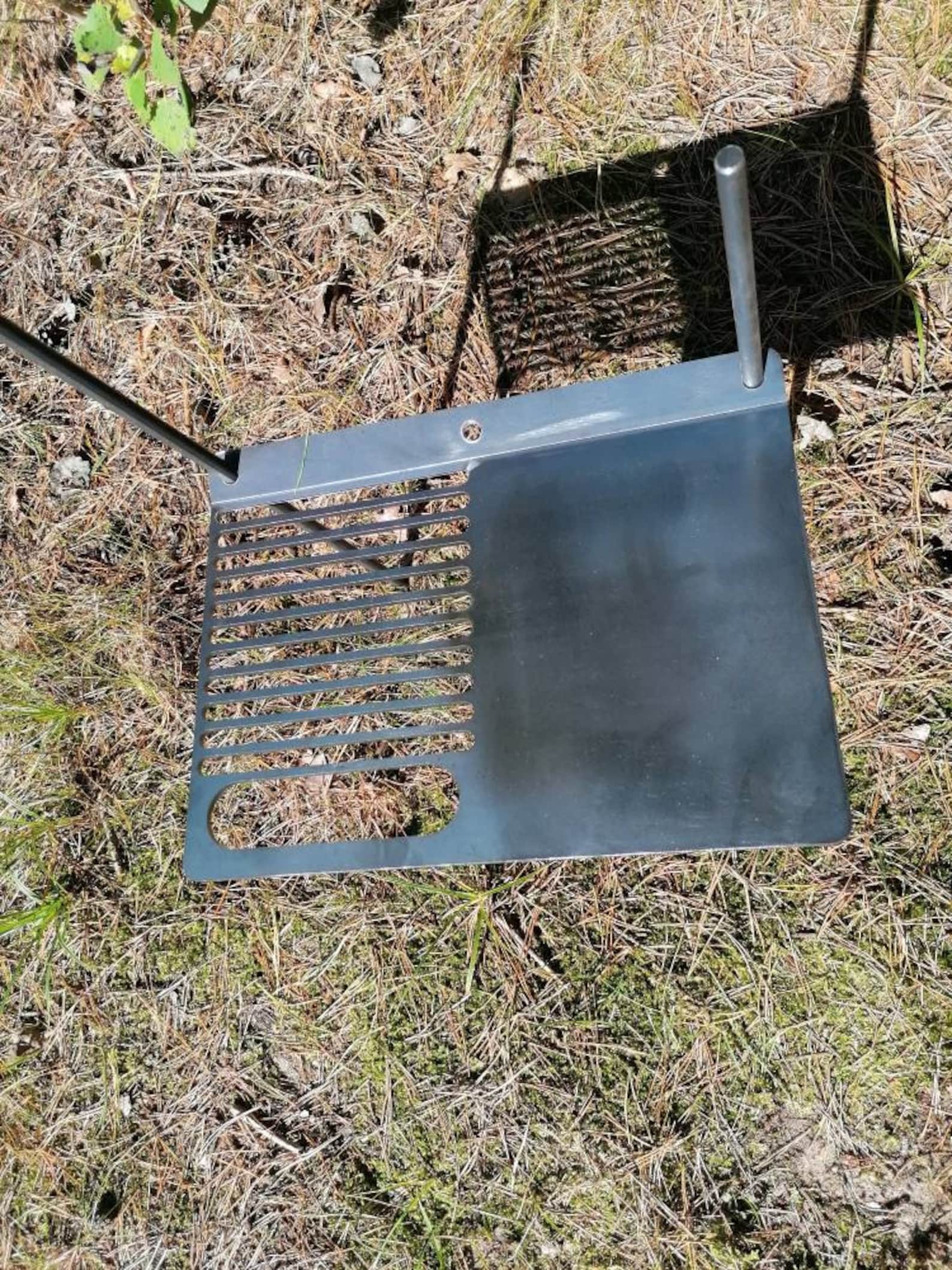 Metal Campfire Bushcraft Survival Fire Pit Outdoor Argentine Grill ...