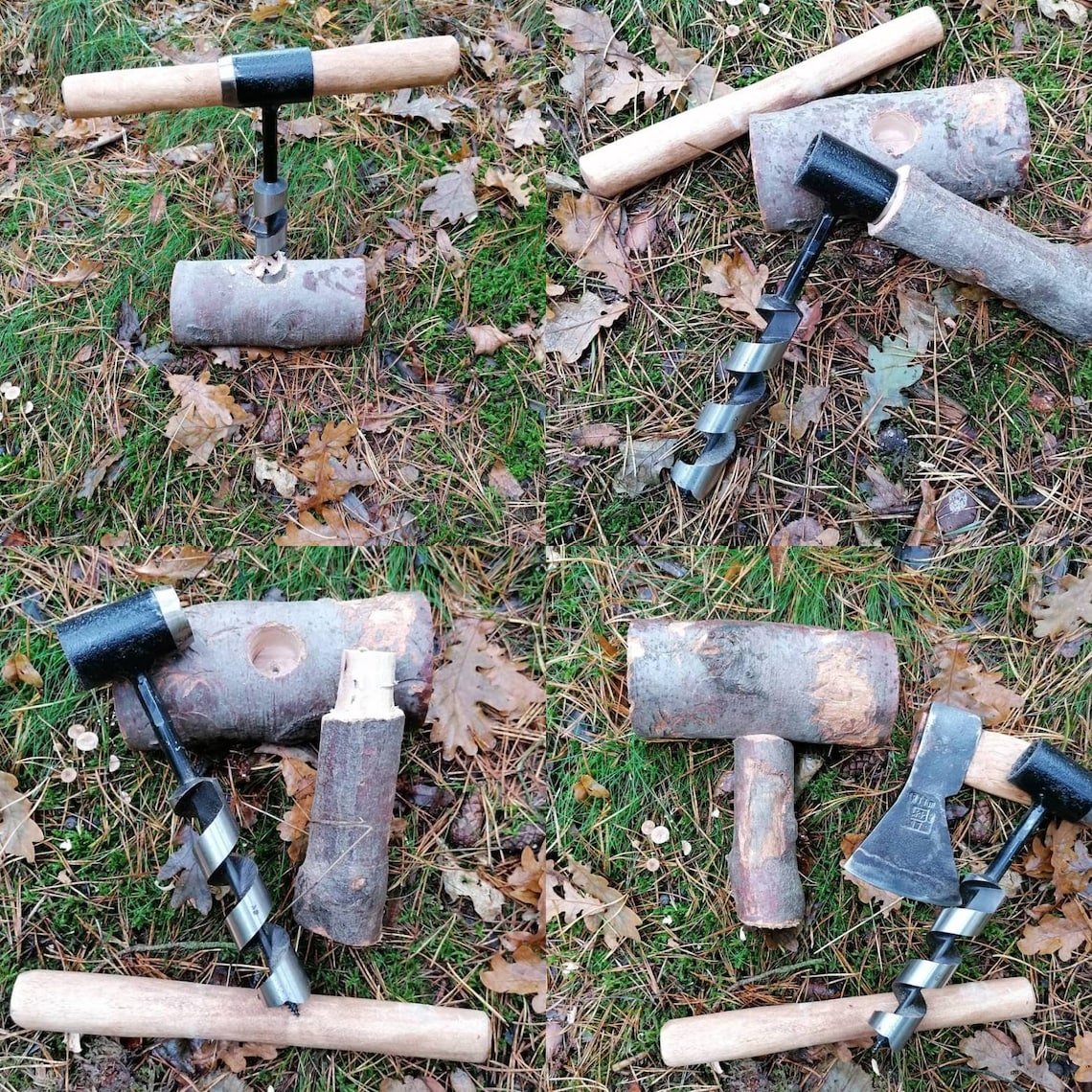 Folding Bow Buck Saw Bushcraft Survival Outdoor Scotch Eyed Auger - Etsy