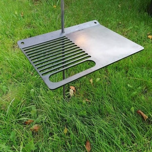 Metal Campfire Bushcraft Survival Fire Pit Outdoor Argentine Grill ...