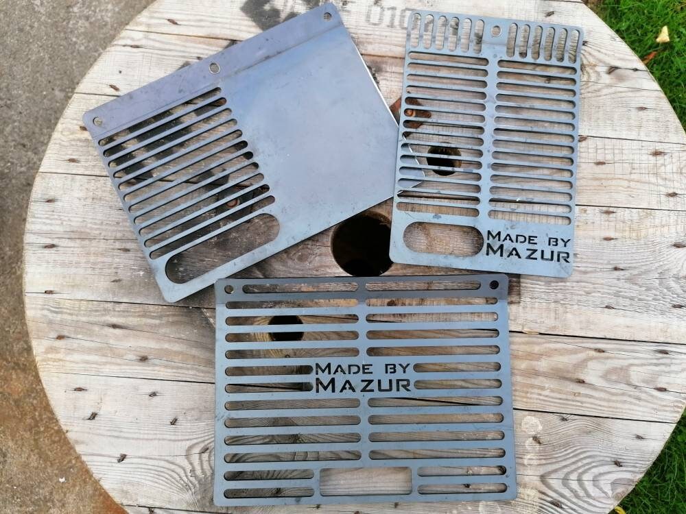 Metal Campfire Cooking Grill Bushcraft Survival Fire Pit Outdoor ...