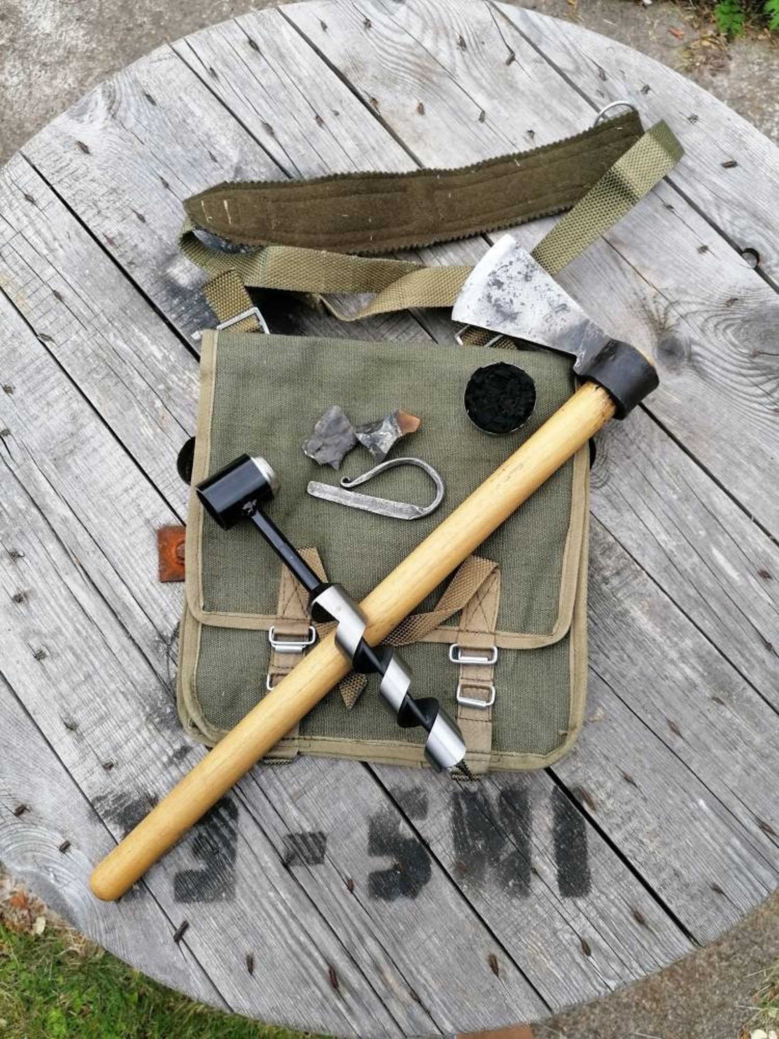Pioneer Trapper Kit Bushcraft Survival Ax Vintage Retro - Etsy