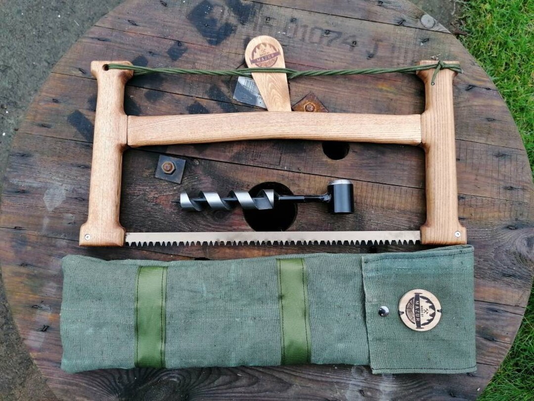 Portable Bushcraft Bucksaw for Survival & Camping - Lightweight Folding ...