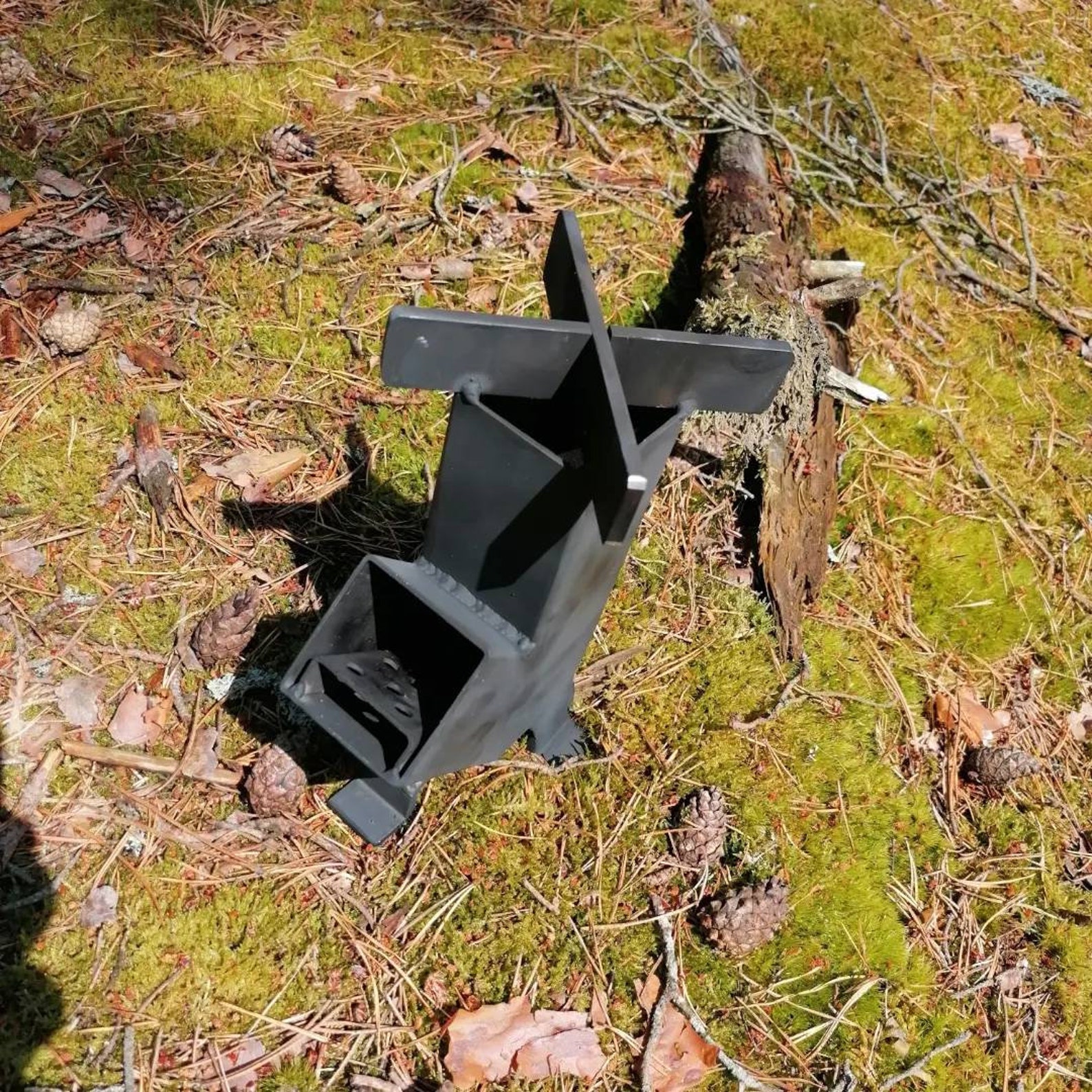 Rocket Stove Grill Bbq Bushcraft Survival Outdoor Cooking Fire - Etsy