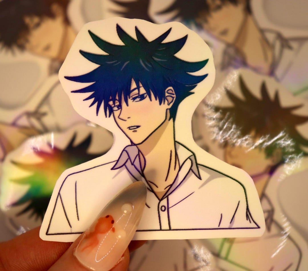 Jujutsu Anime JJK Shadow Sorcerer Casual Wear Manga Holographic Vinyl ...