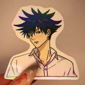 Jujutsu Anime JJK Shadow Sorcerer Casual Wear Manga Holographic Vinyl ...