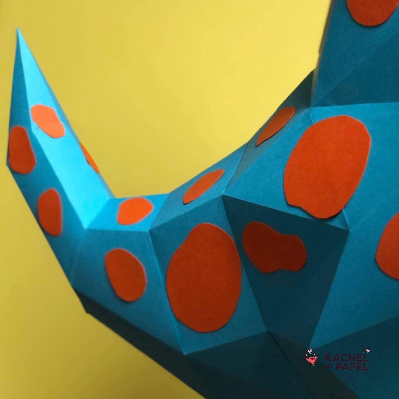 3D Paper Dinosaur, Dinosaur (t-rex, Paper Dino, Origami Predator ...