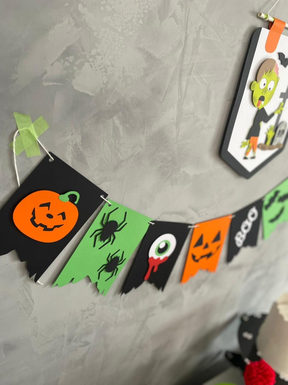 Spooky Halloween Birthday Party Kit, Halloween Birthday Party Decor ...