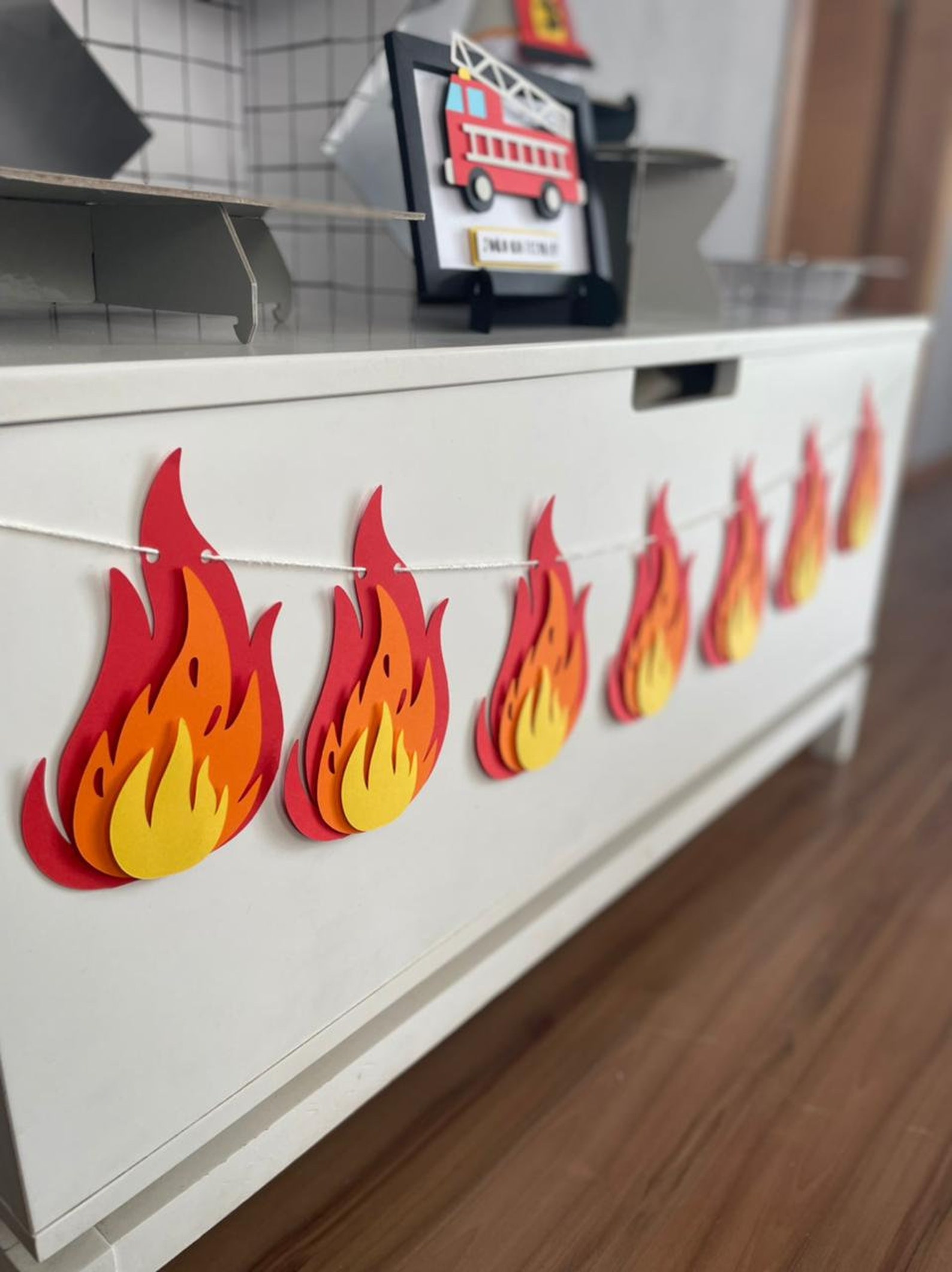 Fireman Party Kit, Fireman Party Decor, Firetruck Party Kit, Firetruck ...